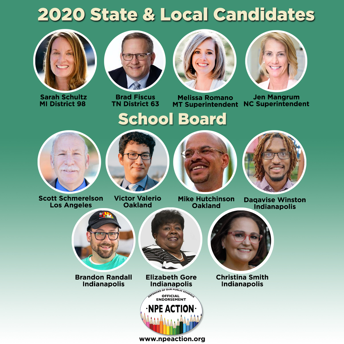 NPE Action's 2020 Endorsed Candidates - NPE Action